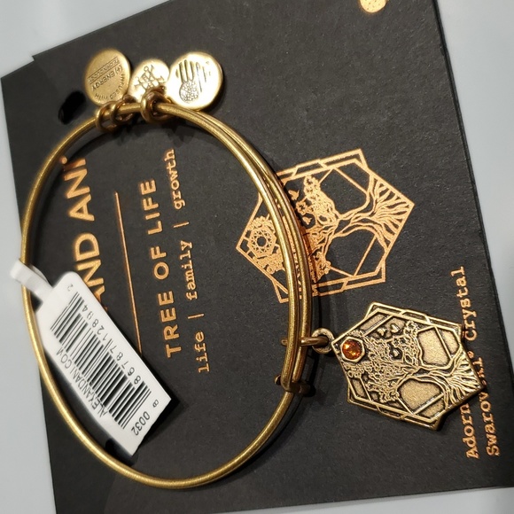 Alex and Ani | Jewelry | Alex Ani Tree Of Life Goldtone Swarovski ...